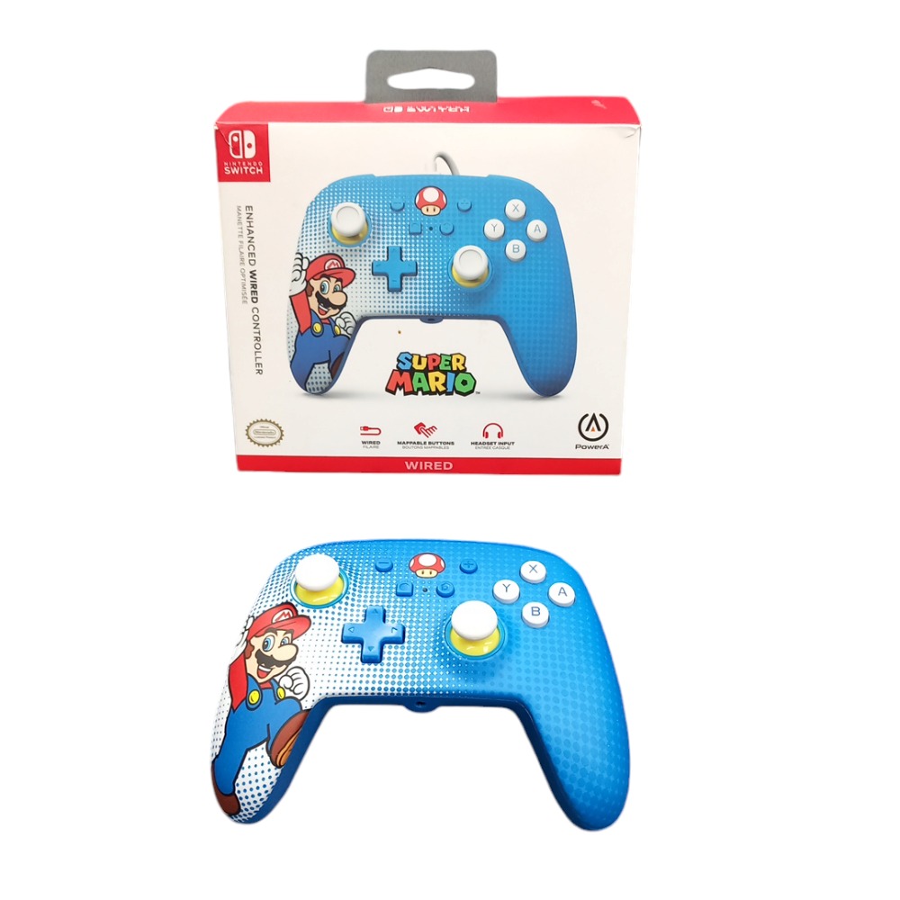 PowerA PowerA Super Mario Enhanced Wired Controller, For Nintendo ...